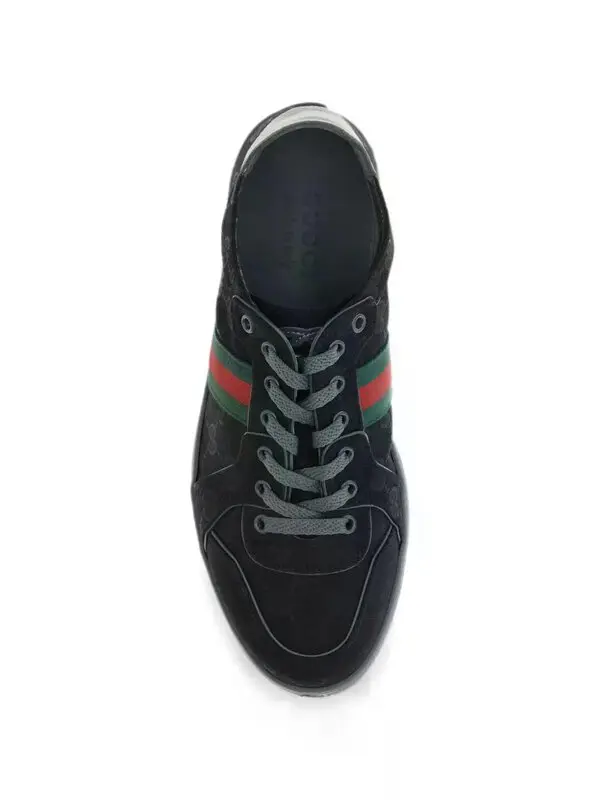 Gucci Gg Web Stripe Sneakers