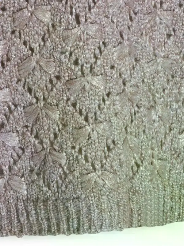 Fabiana Filippi Open-knit Short-sleeve Sweater