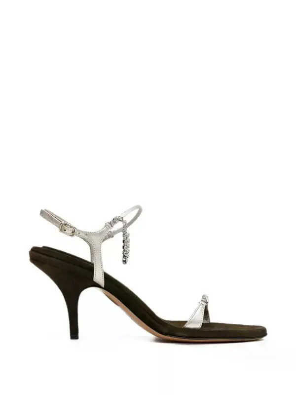Chloé Zia Crystal-embellished Sandals