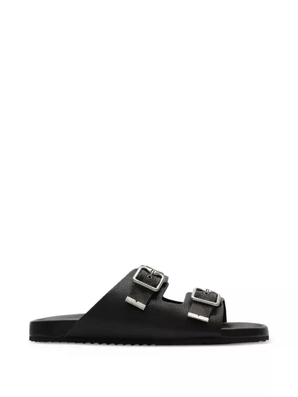 Burberry Leather Urchin Sandals - Black