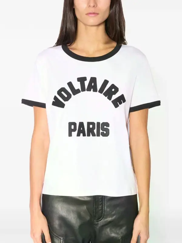 Zadig&Voltaire Alys Logo Print T-shirt