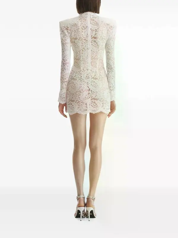 2310 STUDIO Lace-panelled Mini Dress