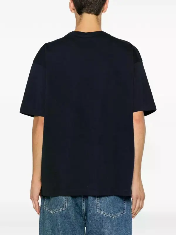 Drole De Monsieur Logo-embroidered T-shirt