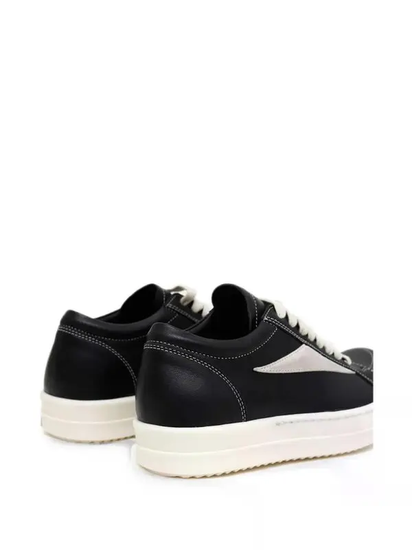 Rick Owens Contrast-stitched Low-top Sneakers