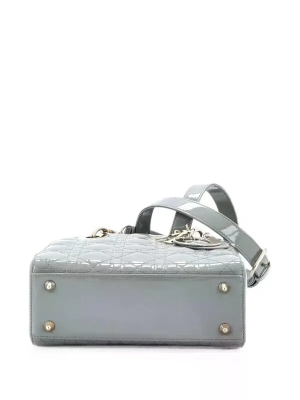 Dior Lady Small Satchel Bag - Grey