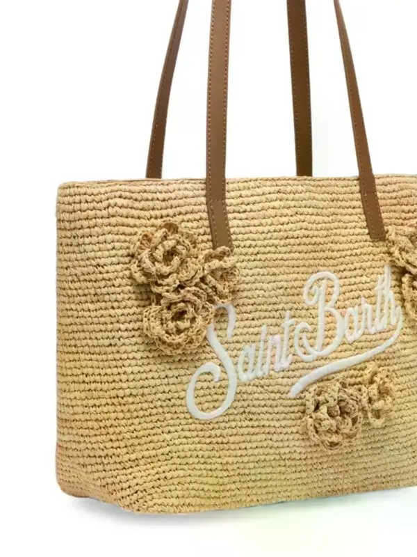 MC2 SAINT BARTH Raffia Shoulder Bag