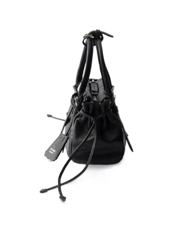 Prada Karin Small Leather Bag - Black