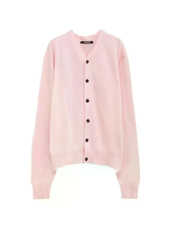 Jacquemus The Rio V-neck Cardigan - Pink