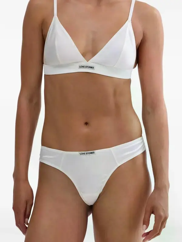 Love Stories Darling Triangle Bralette - White