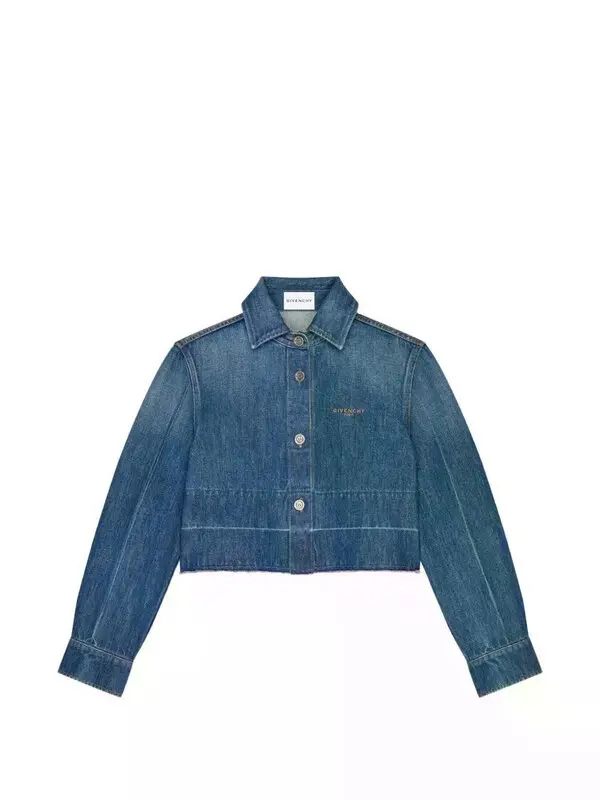 Givenchy Raw-edge Denim Shirt
