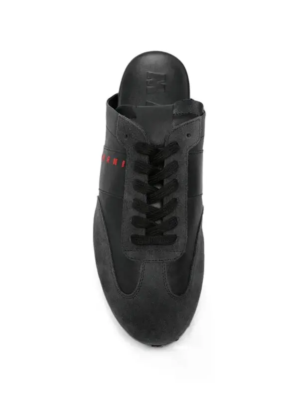 Marni Softy Socce Logo-print Leather Sneakers