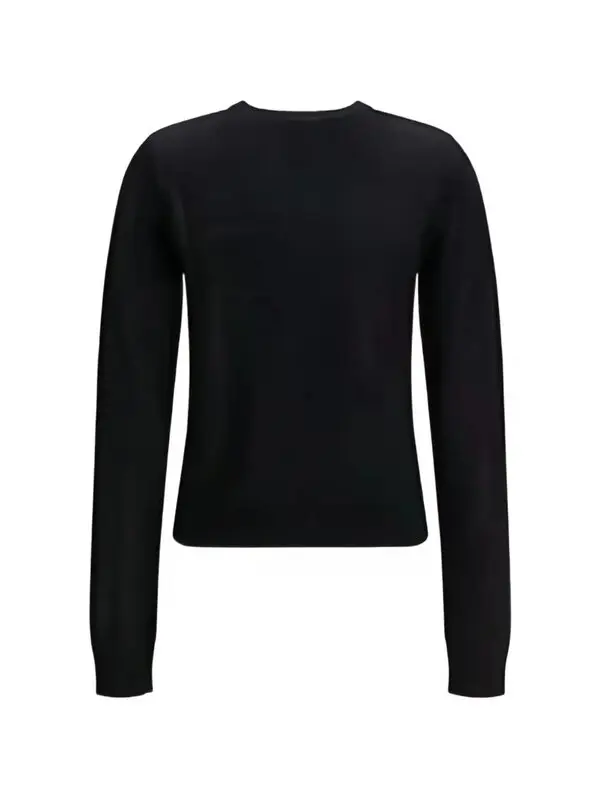 GANNI Diamond-pattern Cardigan - Black