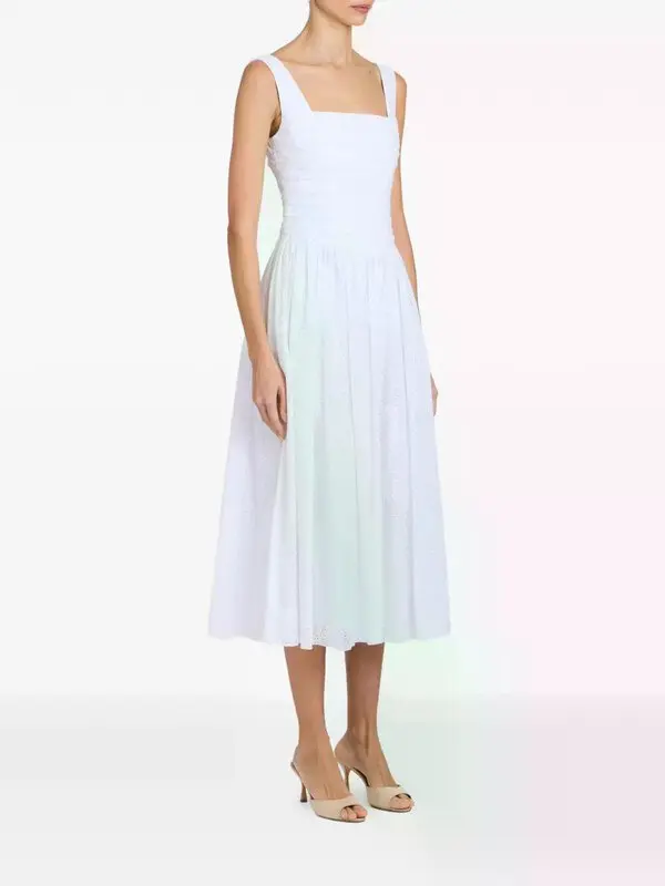 MARKARIAN Maeve Eyelet Midi Dress