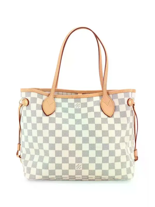 LOUIS VUITTON Neverfull Tote Bag - White