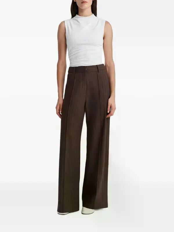 Anna Quan Adam Chalk-stripe Trousers