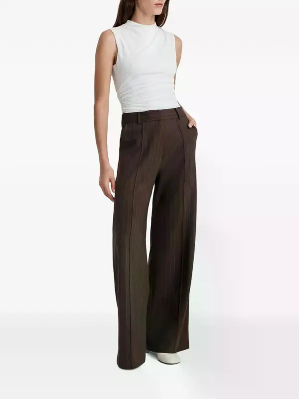 Anna Quan Adam Chalk-stripe Trousers