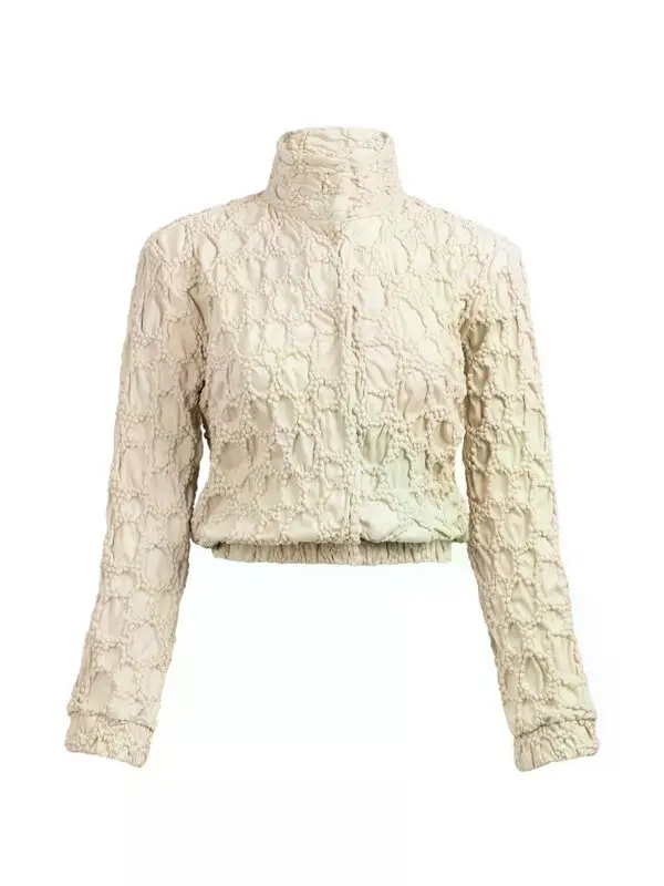Silvia Tcherassi Cream Smocked Jacket