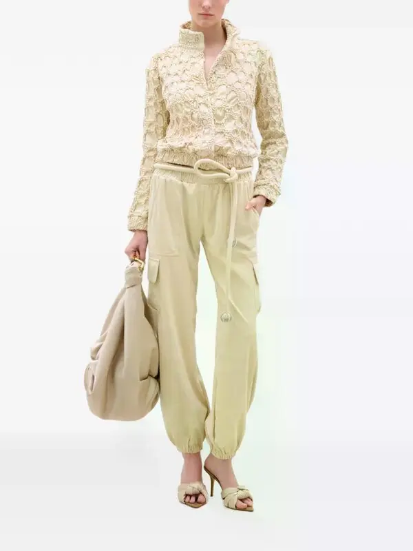 Silvia Tcherassi Cream Smocked Jacket