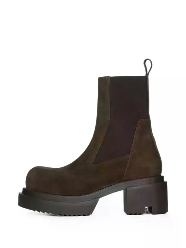 Rick Owens Beatle Bogun Chelsea Boots - Brown