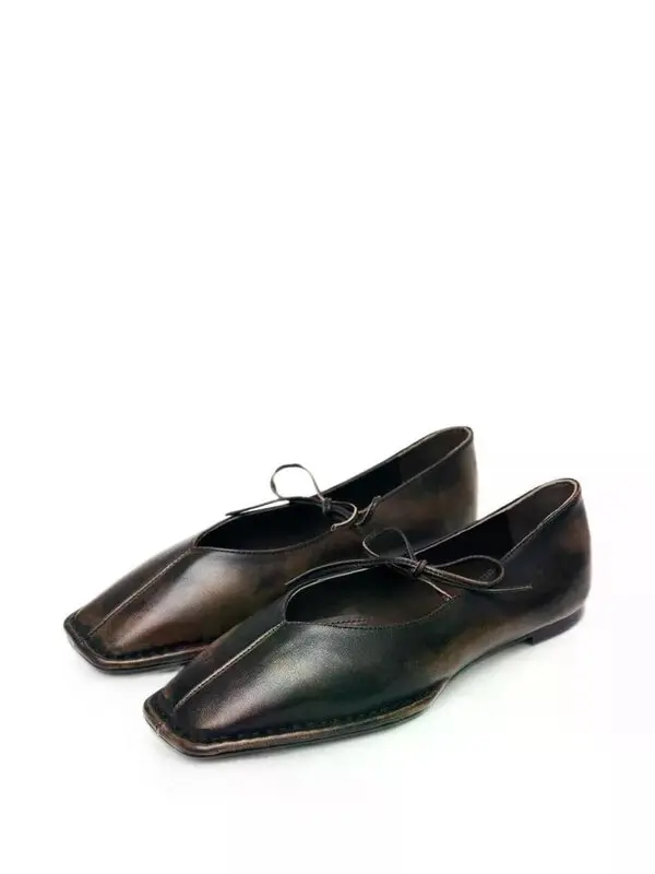 ALOHAS Bow-detail Ballet Flats