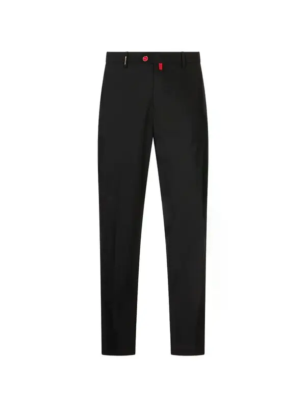 Kiton Logo Patch Elasticated Waistband Trousers