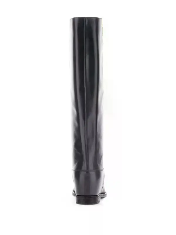 VIA ROMA 15 Logo Plaque Cut-out Boots