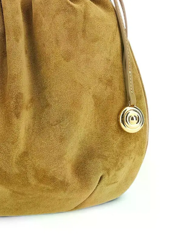 LIFFNER Suede Drawstring Shoulder Bag