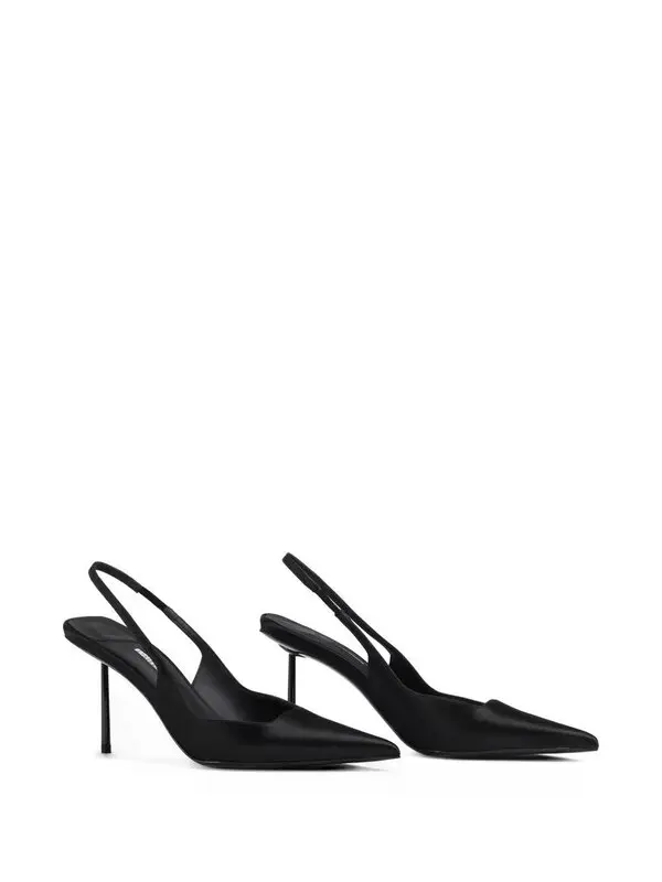 LE SILLA Amelia Silk-satin Pumps - Black