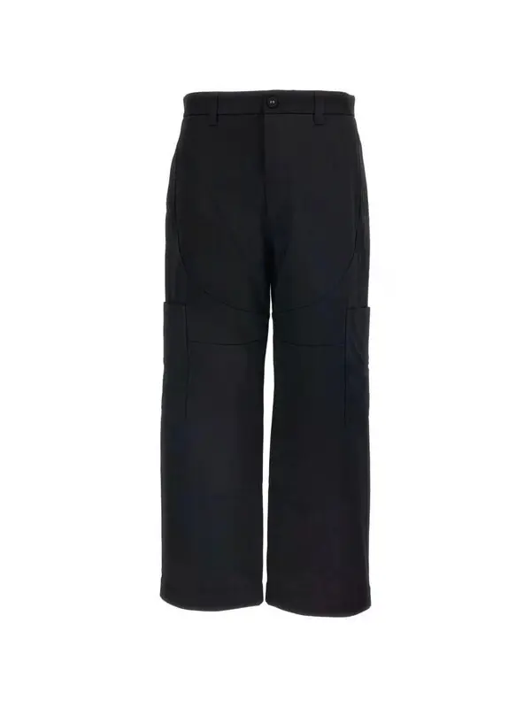 Thom Browne Panelled Wide-leg Trousers - Black