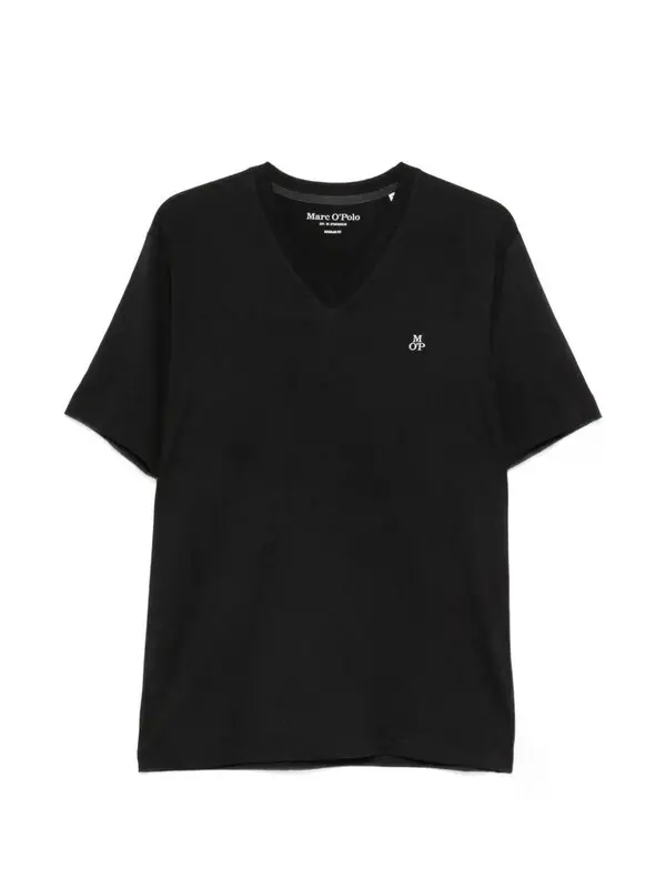 Marc O'polo Logo-embroidered V-neck T-shirt