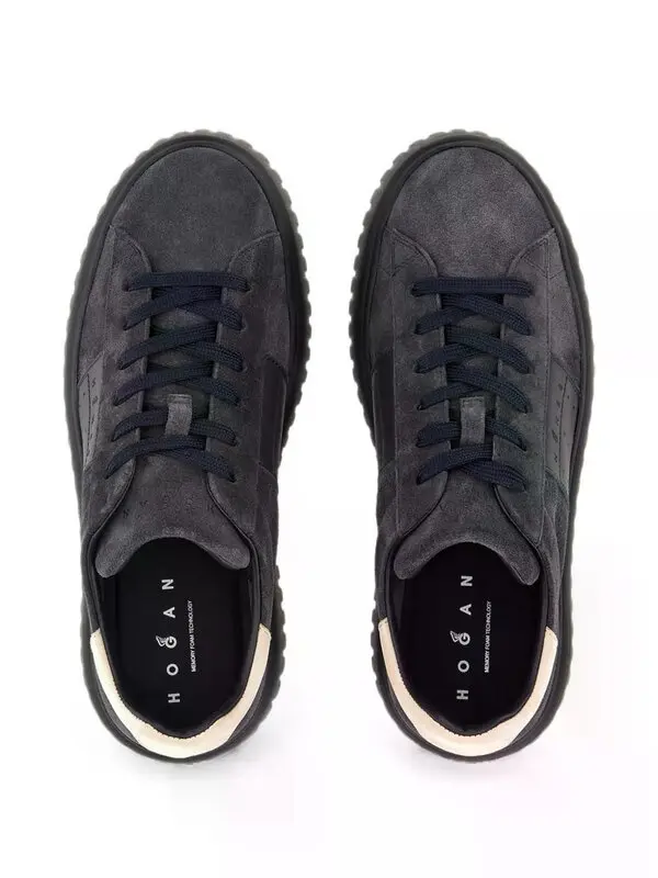 Hogan H-stripes Suede Sneakers