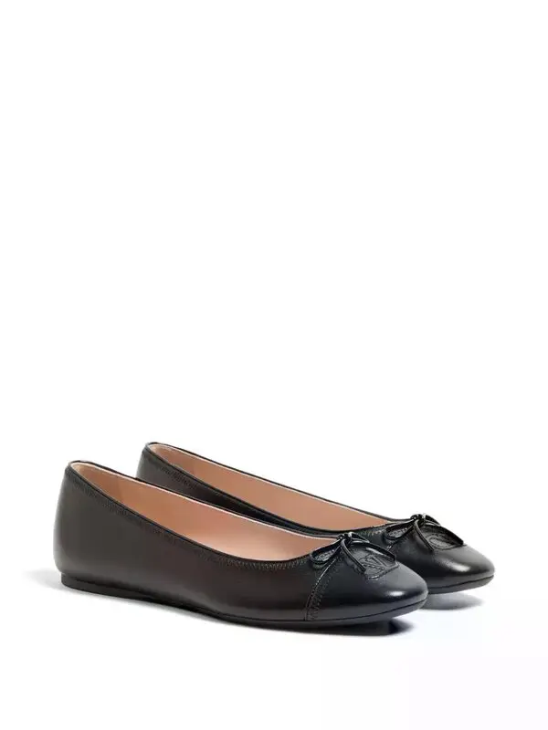 Valentino Garavani Ballerinas Vlogo Signature Nappa - Black