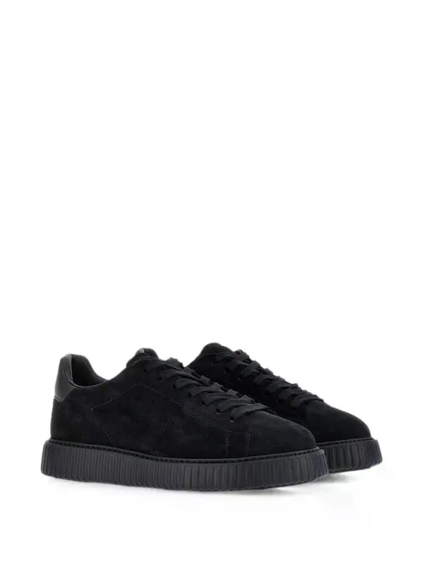 Hogan Perforated Suede Sneakers
