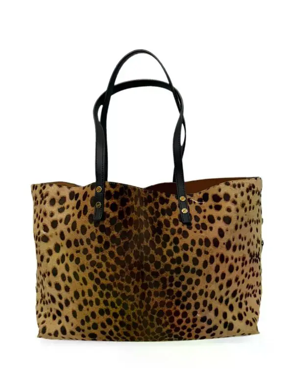 Chloé Leopard-print Calf Hair Tote Bag