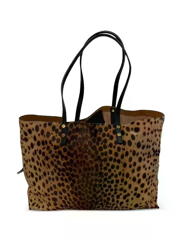 Chloé Leopard-print Calf Hair Tote Bag