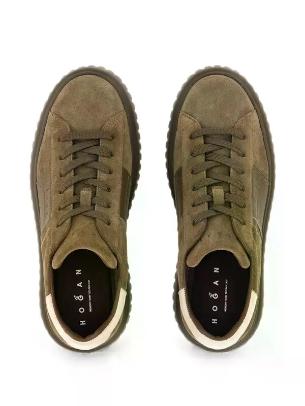 Hogan H-stripes Suede Sneakers