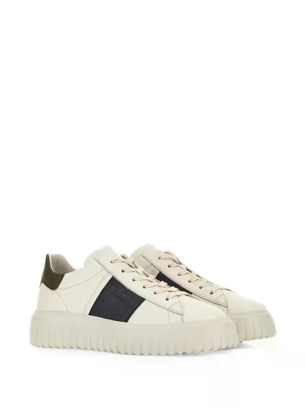 Hogan H-stripes Nappa Leather Sneakers