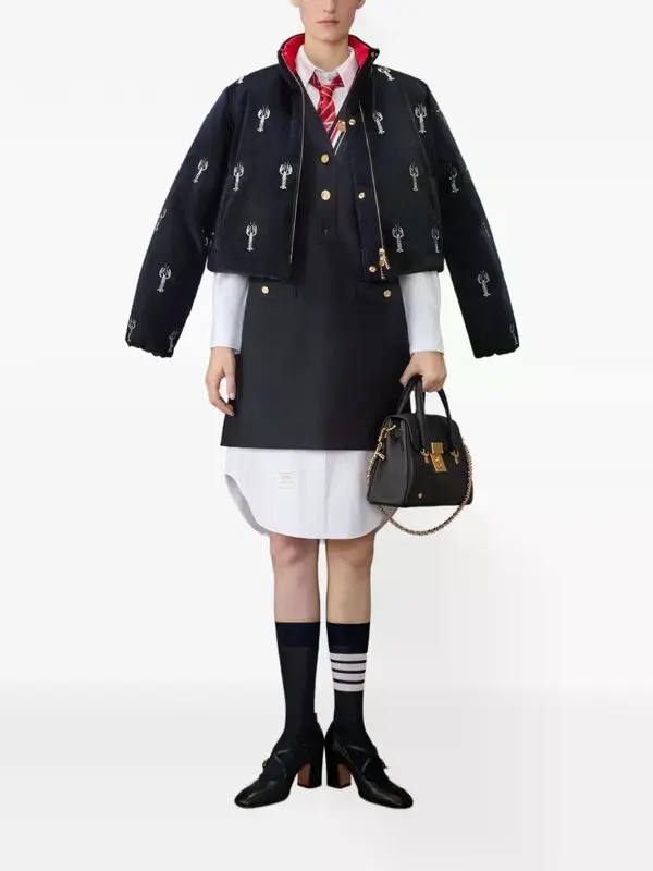 Thom Browne Reversible Lobster Stitch Jacket