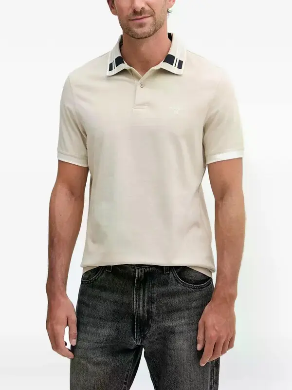 Barbour Callington Check-pattern Polo Shirt - Neutrals