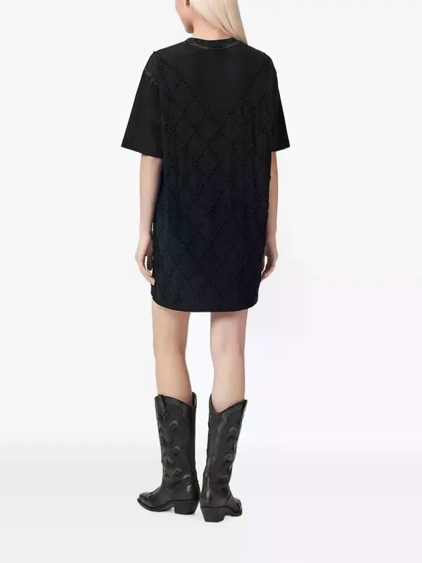 ALLSAINTS Darcey Bead-embellished Mini Dress