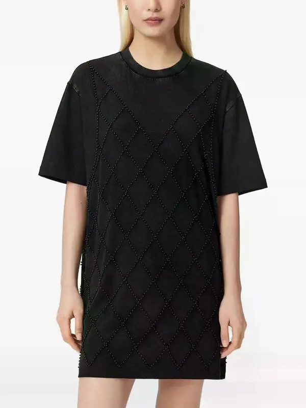 ALLSAINTS Darcey Bead-embellished Mini Dress