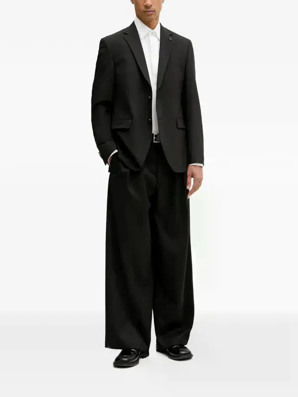 Karl Lagerfeld Logo-plaque Single-breasted Blazer