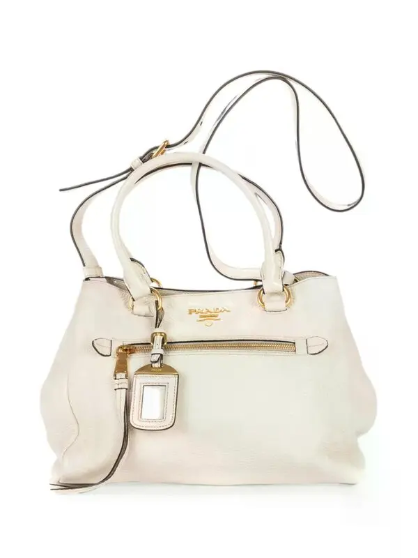 Prada Convertible Tote Bag - White