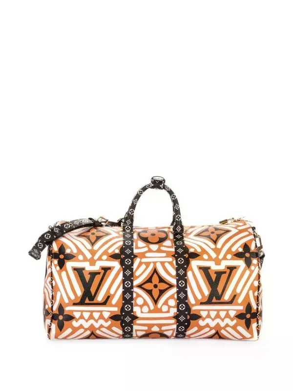 LOUIS VUITTON Crafty Collection Keepall Travel Bag