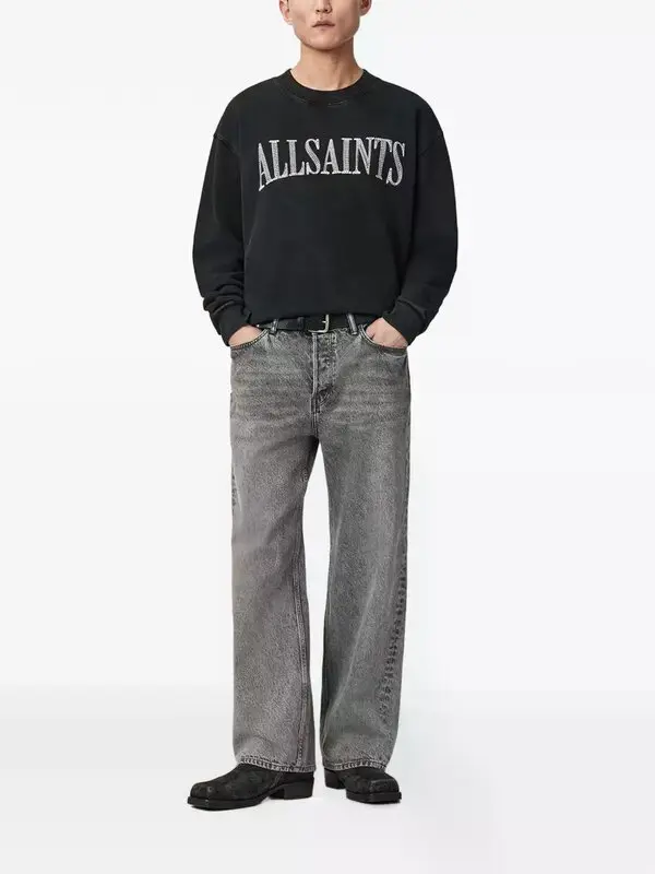 ALLSAINTS Dash Logo Embroidered Sweatshirt