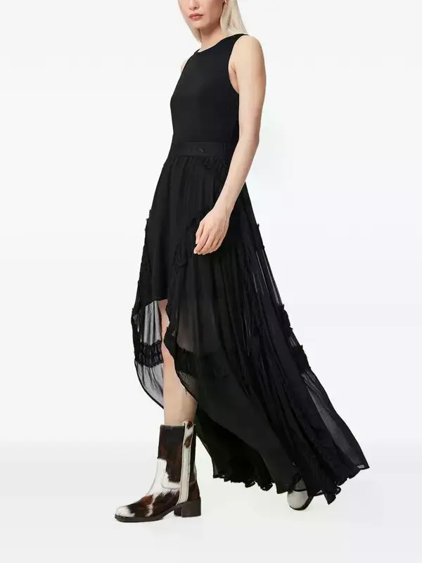 ALLSAINTS Dorina Asymmetric Ruffled Skirt