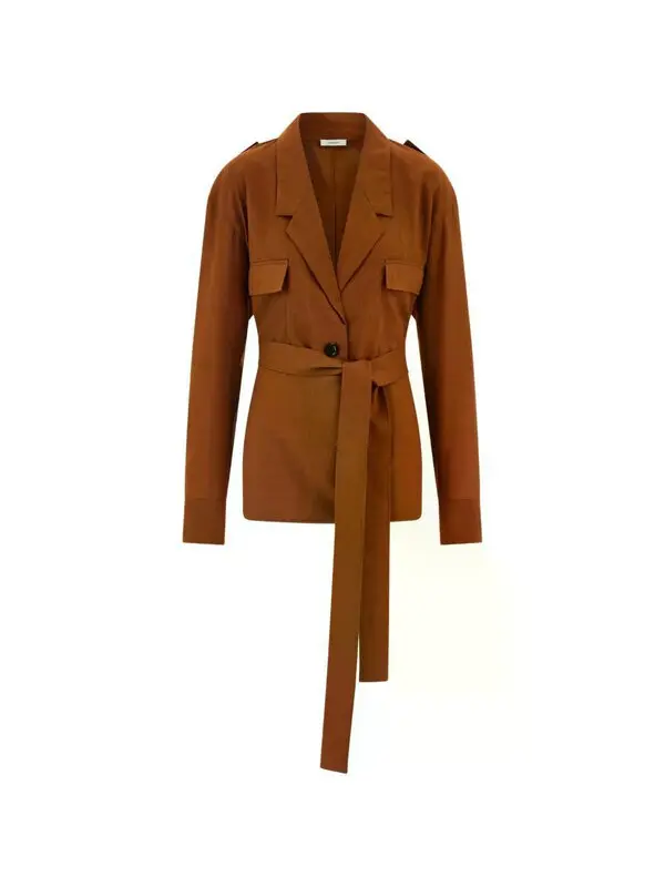 FERRAGAMO Virgin Wool Deconstructed Blazer