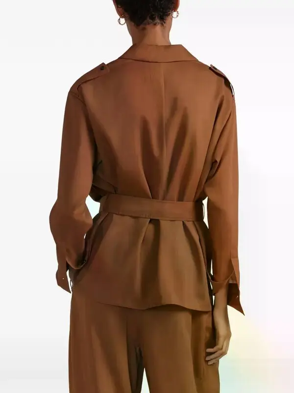 FERRAGAMO Virgin Wool Deconstructed Blazer