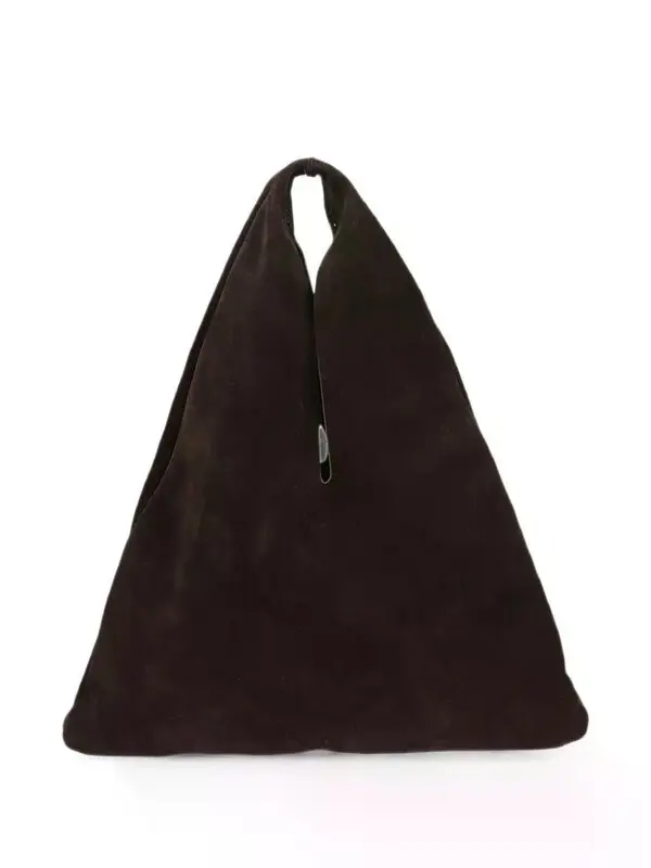 Manebí Suede Slouchy Shoulder Bag - Brown