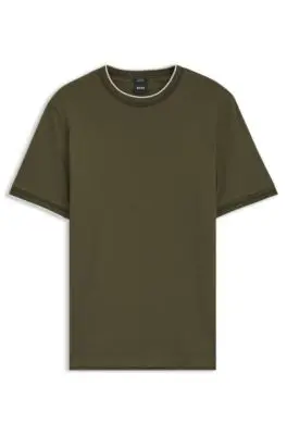 BOSS Slim-fit Cotton T-shirt With Crew Neck